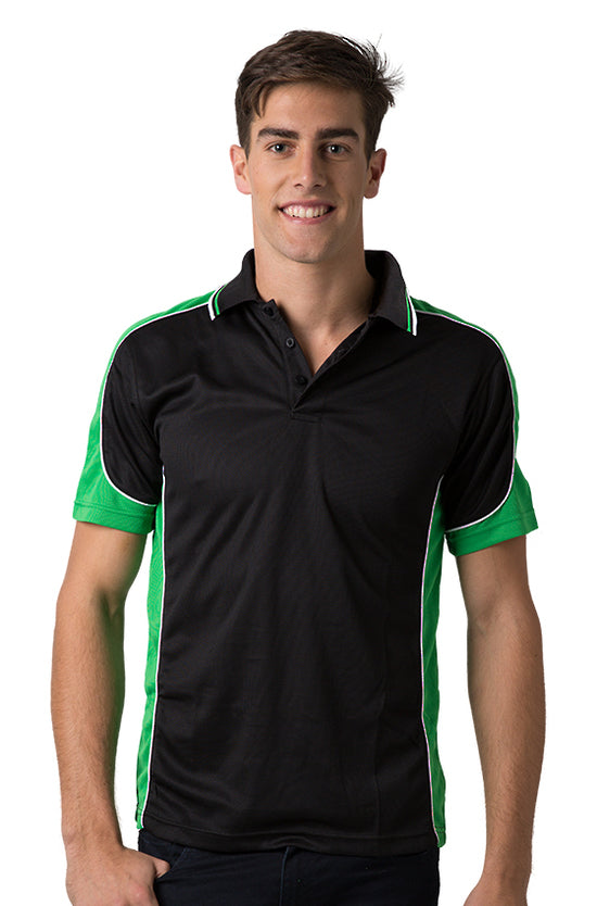 BSP15 CoolDry Polo with Contrast Side & Shoulder Panels - Mens – Evoke ...