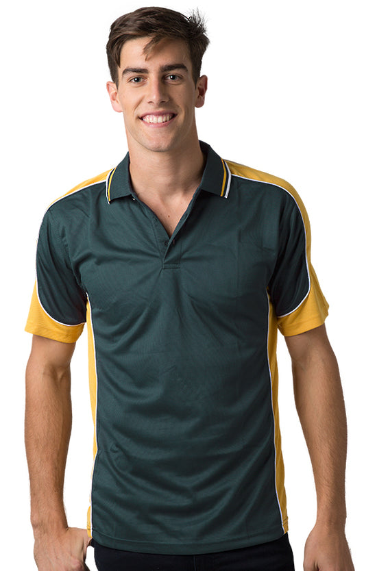 BSP15 CoolDry Polo with Contrast Side & Shoulder Panels - Mens – Evoke ...