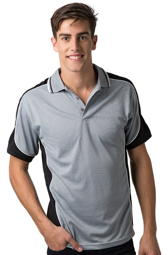 BSP15 CoolDry Polo with Contrast Side & Shoulder Panels - Mens – Evoke ...