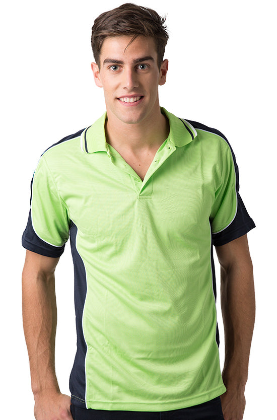 BSP15 CoolDry Polo with Contrast Side & Shoulder Panels - Mens – Evoke ...