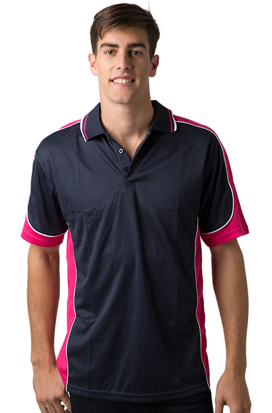 BSP15 CoolDry Polo with Contrast Side & Shoulder Panels - Mens – Evoke ...