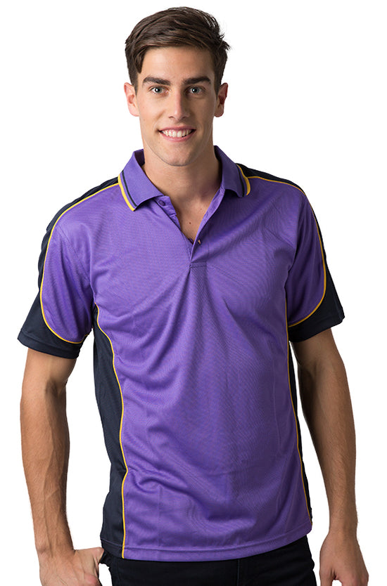 BSP15 CoolDry Polo with Contrast Side & Shoulder Panels - Mens – Evoke ...