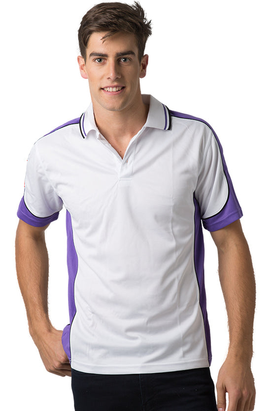 BSP15 CoolDry Polo with Contrast Side & Shoulder Panels - Mens – Evoke ...